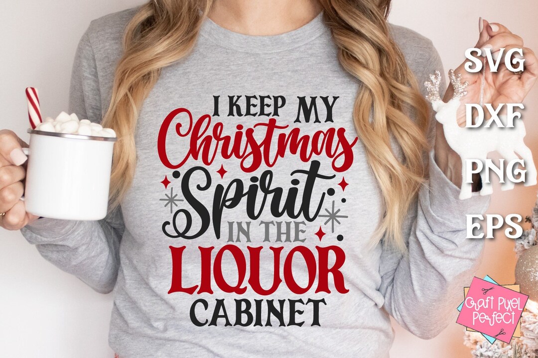 Funny Christmas Drinking Svg, Holiday Alcohol Humor Svg, Christmas ...