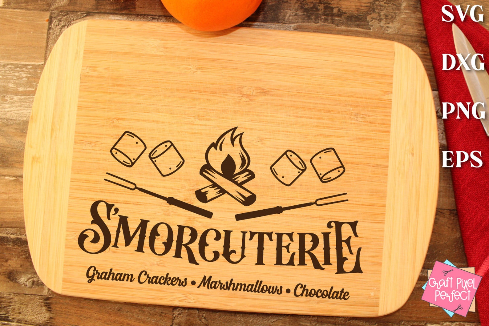 Smorcuterie Svg, Charcuterie Board Svg, S'mores Board Svg, Camping Svg ...