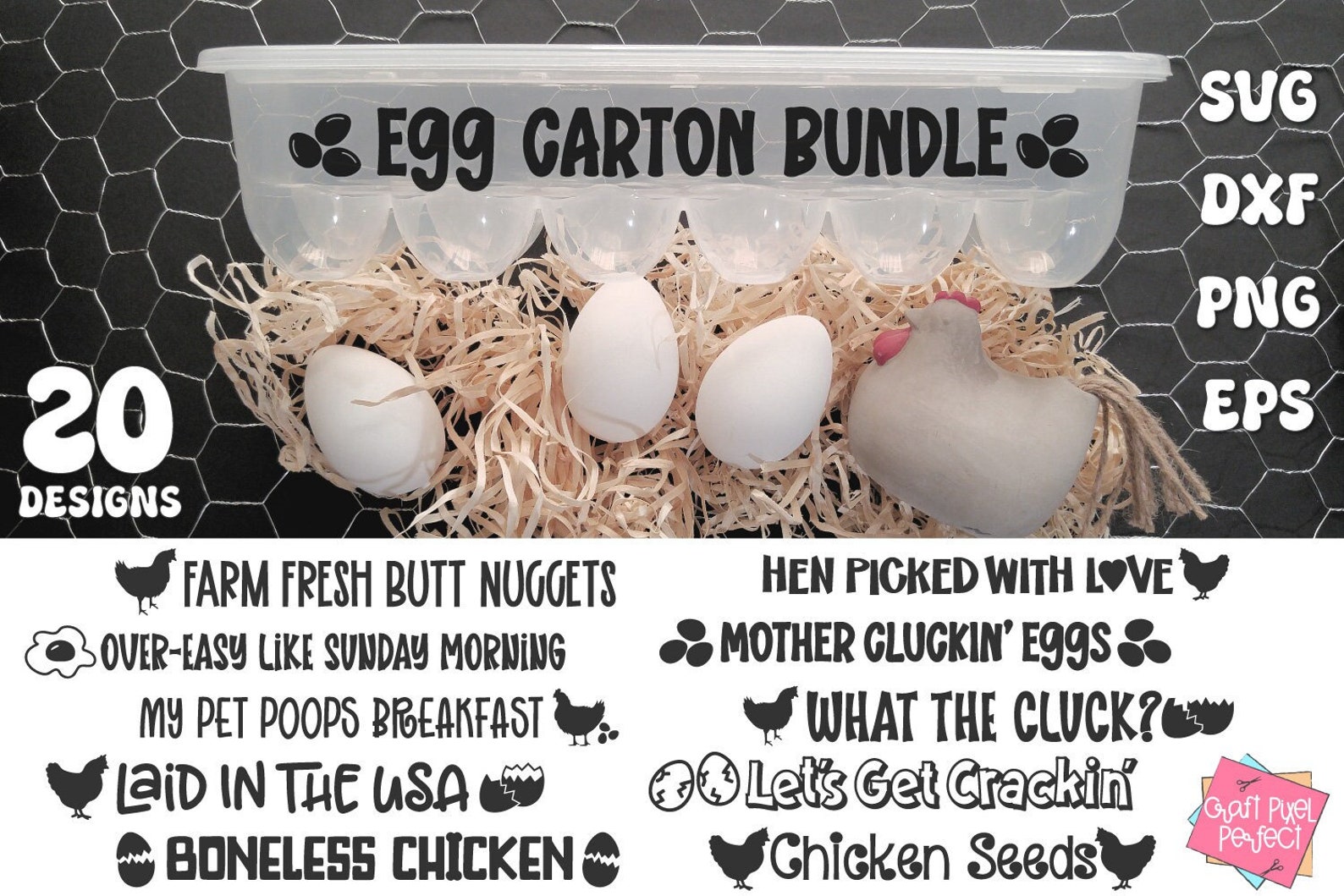 Egg Container Sayings Svg, Fresh Eggs Svg, Egg Container Svg, Laid in ...