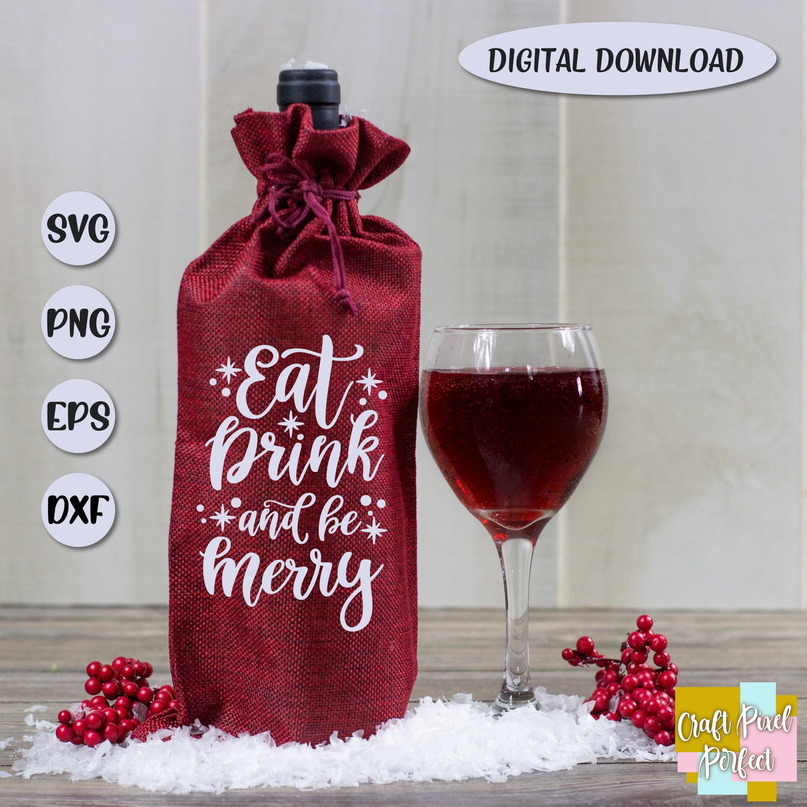 Wine Bag Svg Bundle Wine Glass Svg Christmas Wine Svg Wine Etsy
