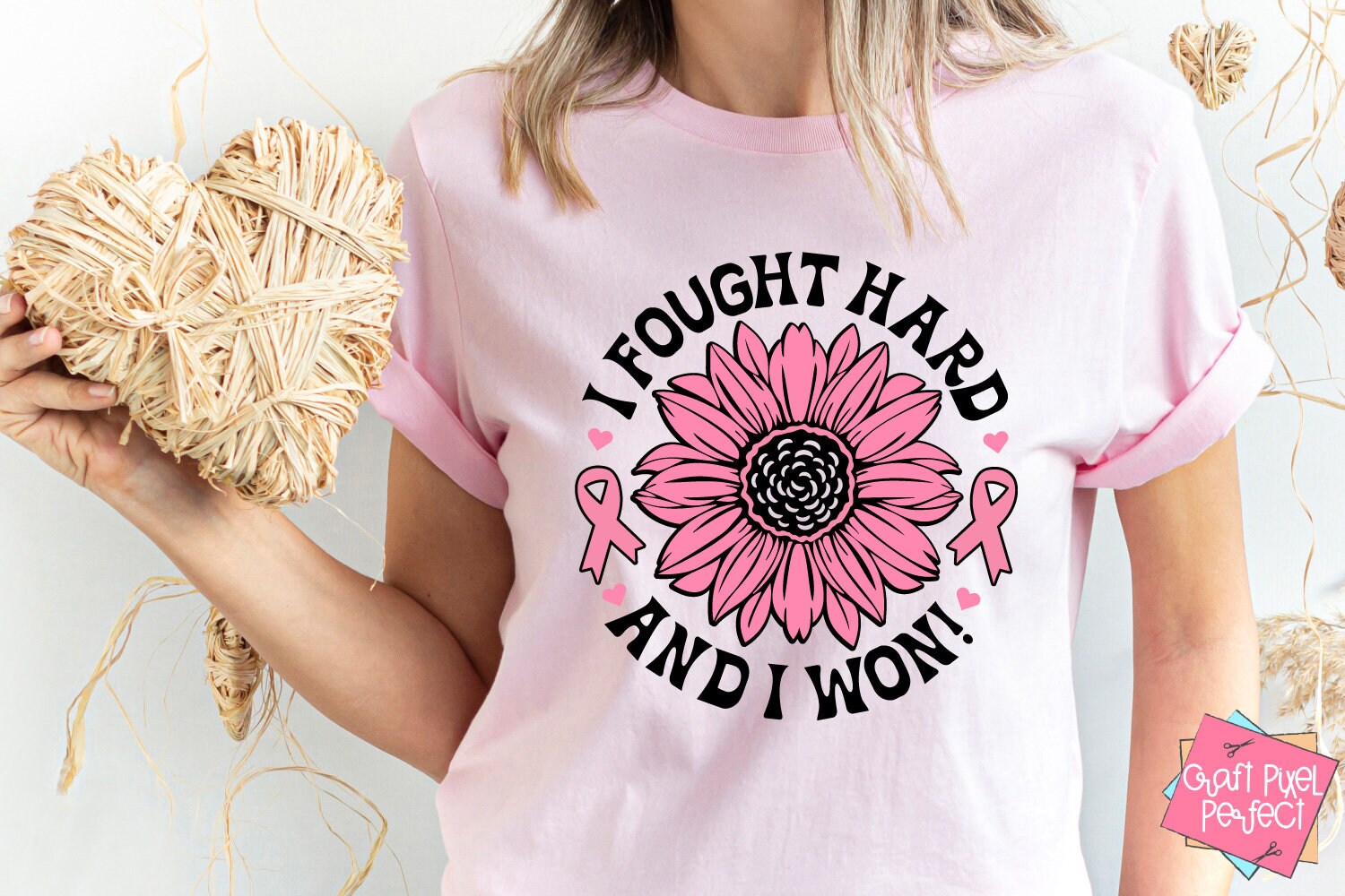 Breast Cancer Awareness SVG Bundle Pink Ribbon Inspirational - Etsy
