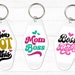 Retro Girl Boss Motel Keychain Svg Bundle, Women Empowerment ...