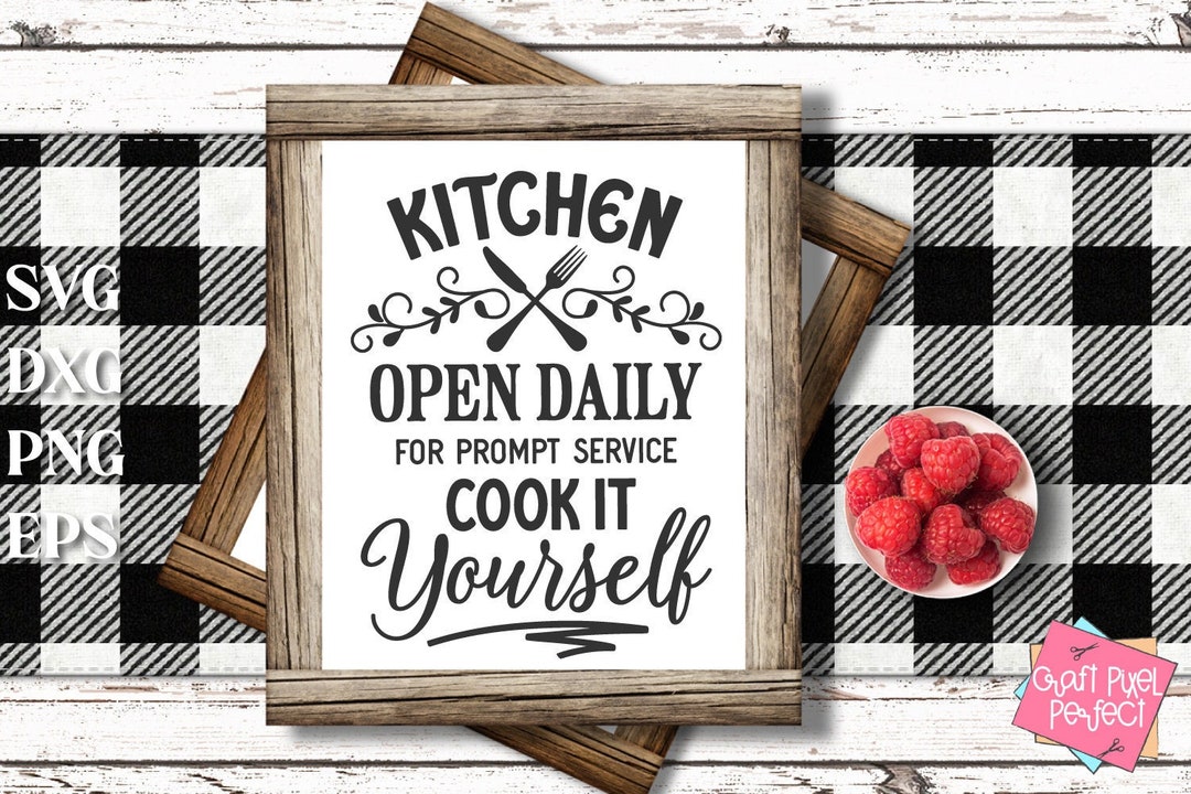 Funny Kitchen Sign Svg Cutting Board Sayings Sarcastic Tea - Etsy