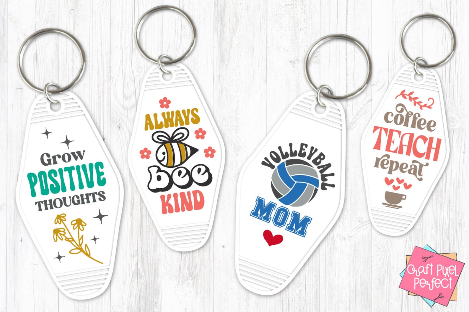 Motel Keychain Quotes SVG Bundle Wristlet Svg Designs SVG - Etsy