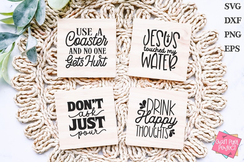 Funny Coasters Svg Bundle, Sarcastic Coasters Svg, Adult Humor Coaster ...