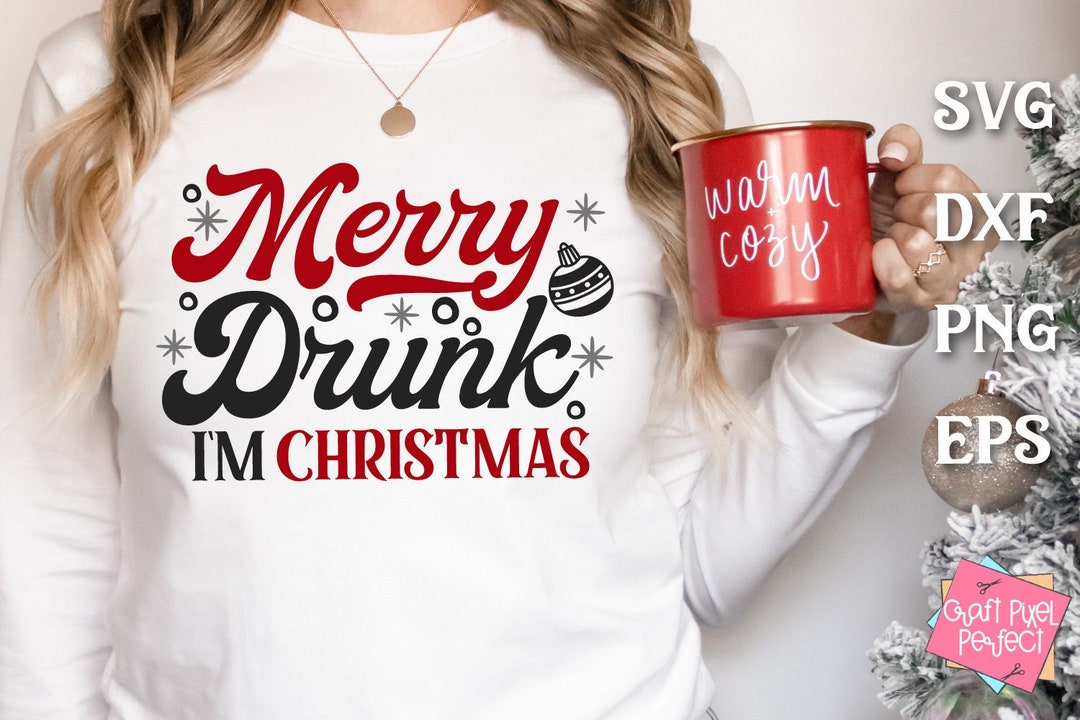 Christmas Alcohol Svg, Drinking Humor Svg, Holiday Wine Svg, Funny ...
