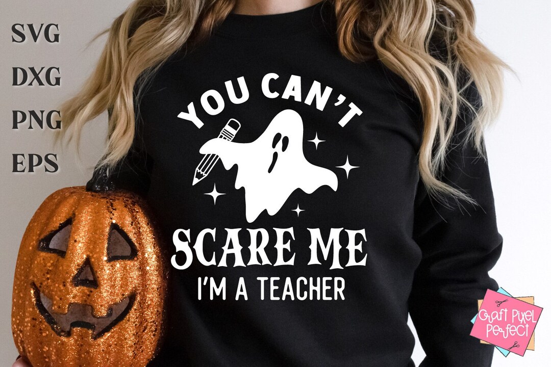 Funny Teacher Halloween Svg, Spooky Ghost Saying Svg, Halloween Mug Svg ...