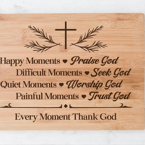 Christian Quote Svg, Cutting Board Sayings, Kitchen Decor Svg, Worship ...