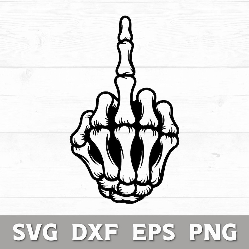 Middle Finger Svg - Etsy
