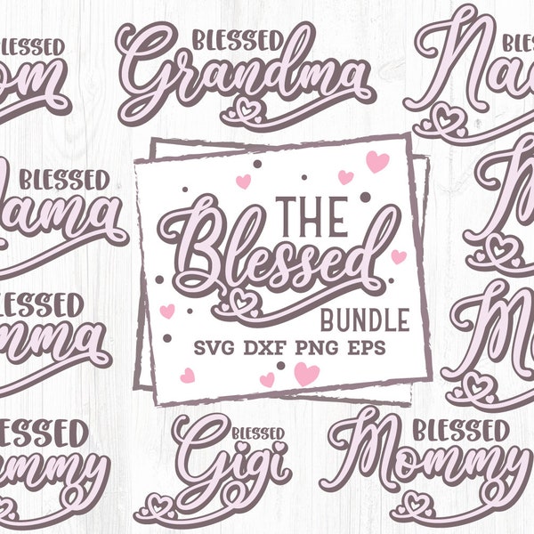 Blessed Momma Svg - Etsy