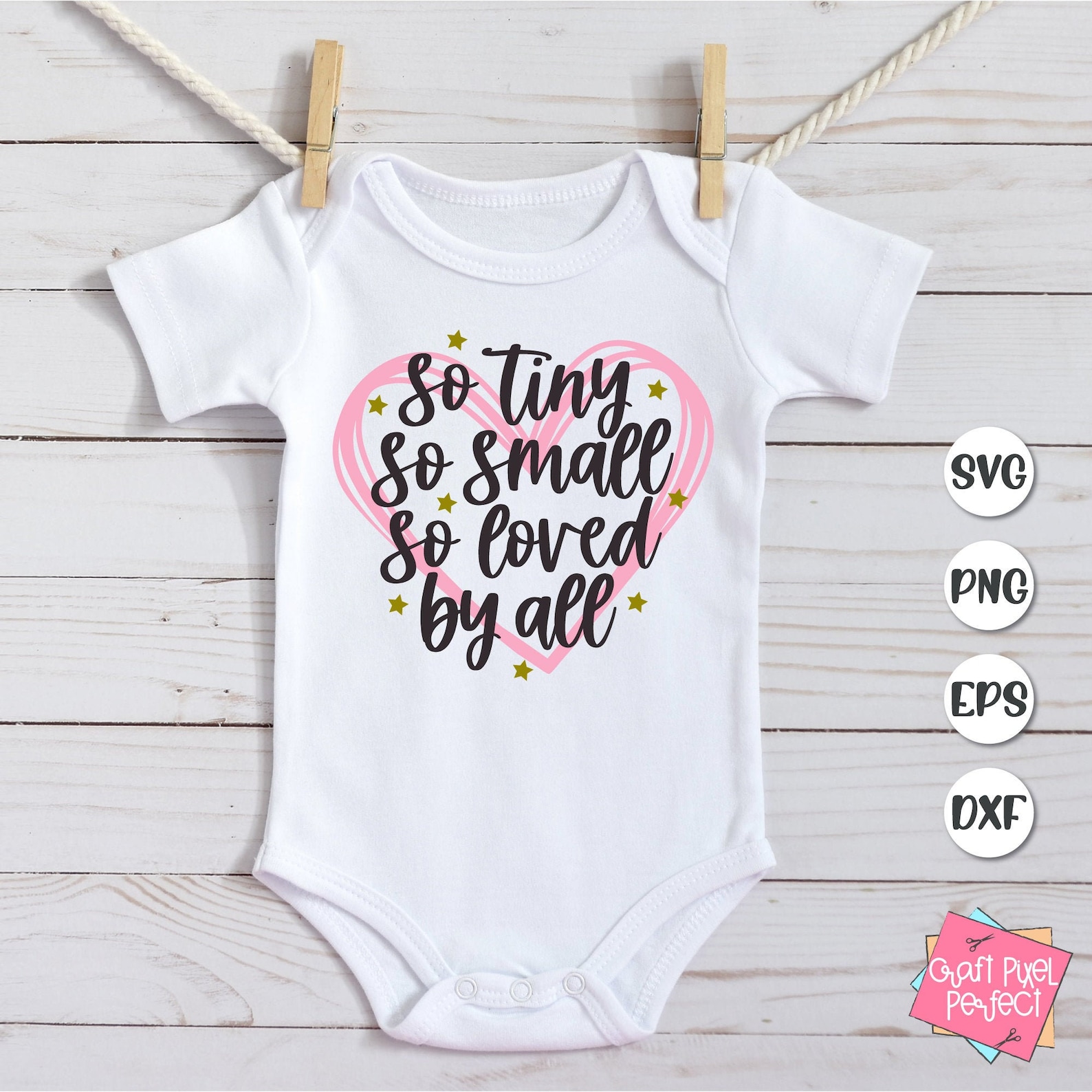 So Tiny so Small so Loved by All Svg Baby Girl Svg Newborn - Etsy