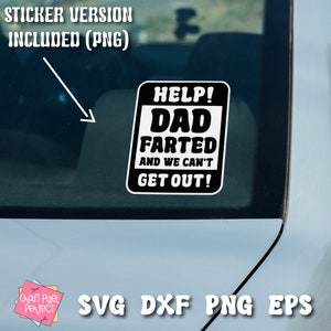 Funny Dad Saying Svg, Dad Car Sticker Svg, Dad Humor Svg, Car Decal Svg ...