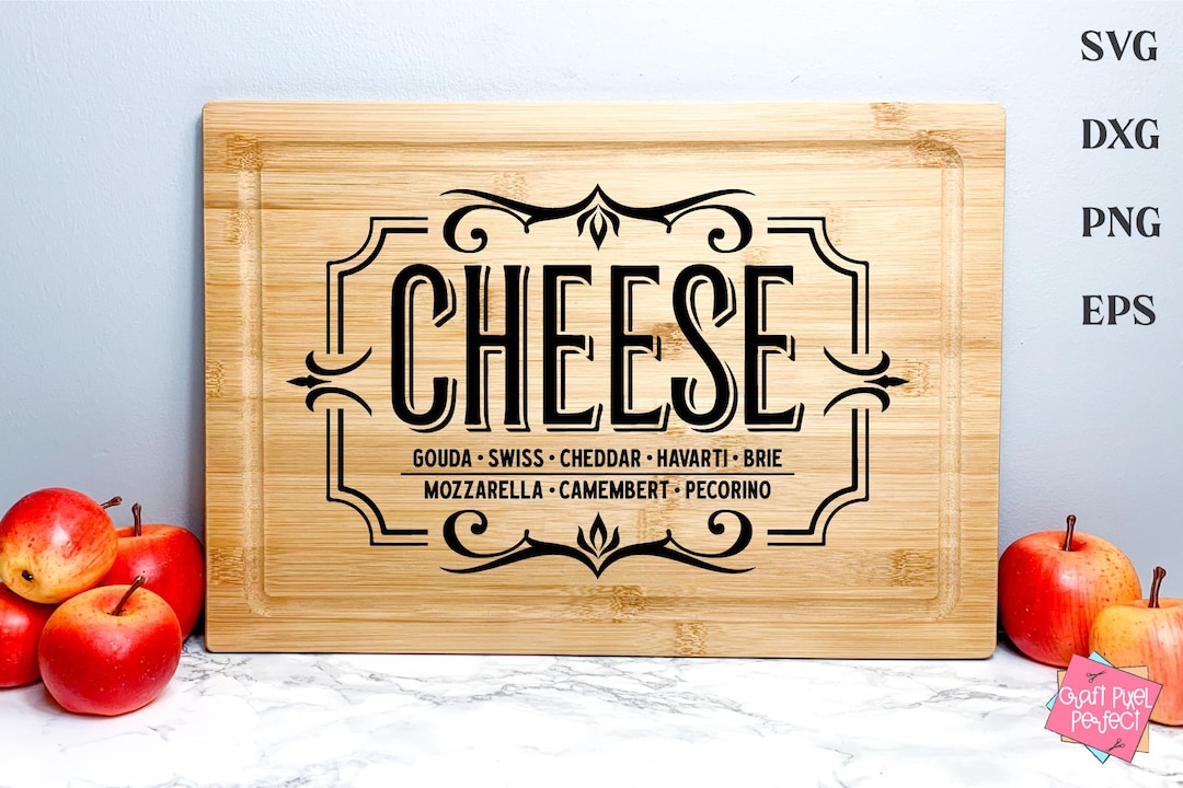 Cheese Board Svg, Cutting Board Svg, Charcuterie Svg, Food Tray Svg, Chopping Board Svg, Serving ...