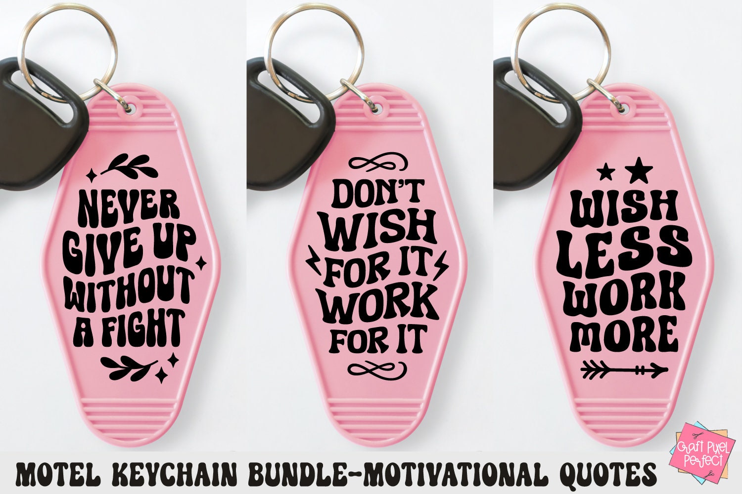 Motel Keychain Svg, Motivational Keychain Svg, Hotel Keychain Svg ...