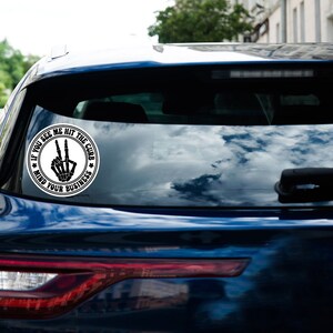 Funny Car Decal Svg, Window Decal Svg, Bumper Sticker Svg, Funny ...