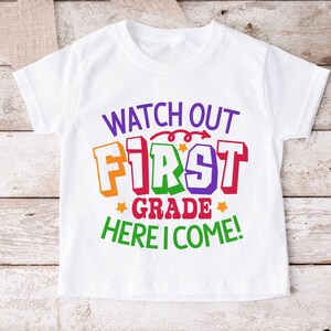 1st Grade Shirt Svg, Back to School Svg, 1st Day of School, Back to ...