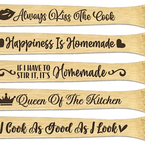 Wooden Spoon SVG, Funny Kitchen Quotes Svg, Spoon Handle Sayings Svg ...