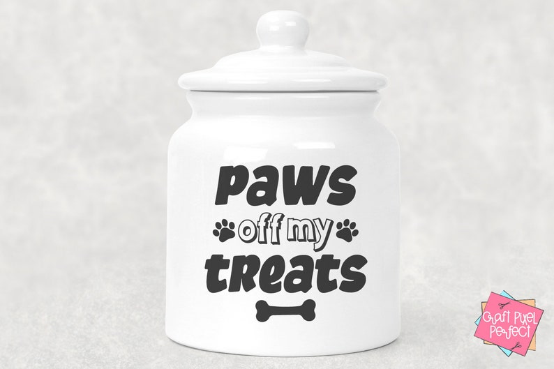 Dog Treat Jar Svg Bundle, Treats Container Svg, Funny Dog Quotes, Dog ...