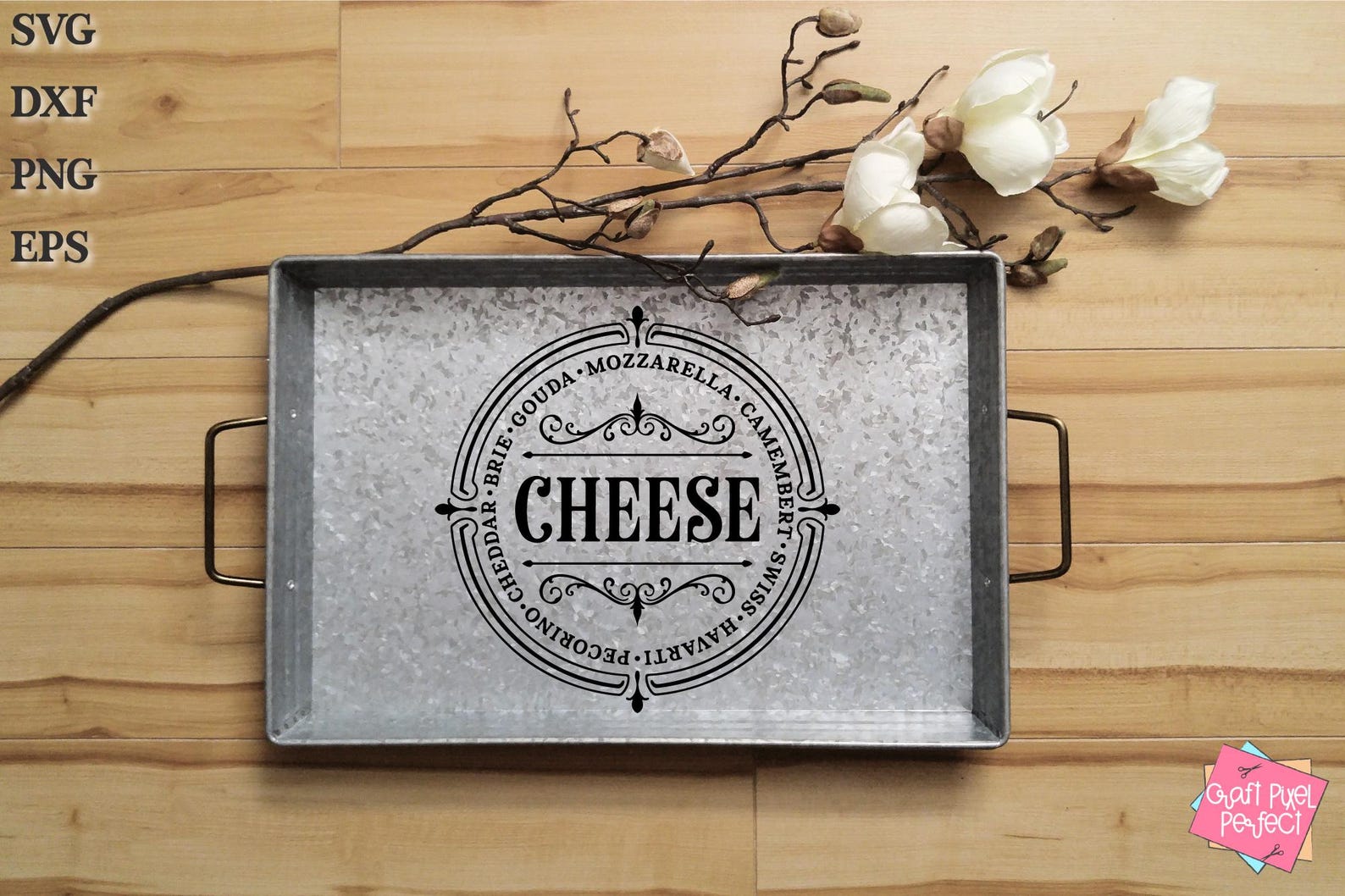 Cheese Board Saying Svg, Round Cutting Board Svg, Cheese Charcuterie ...