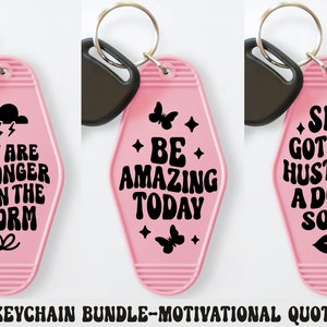 Motel Keychain Svg, Motivational Keychain Svg, Hotel Keychain Svg ...