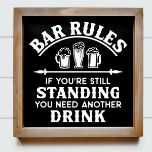 Funny Bar Sign Svg, Man Cave Svg, Beer Drinking Svg, Man Space Sign Svg ...