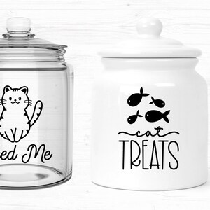 Cat Treat Jar Svg, Cat Food Svg, Cat Treats Svg, Kitty Cookie Jar Svg ...