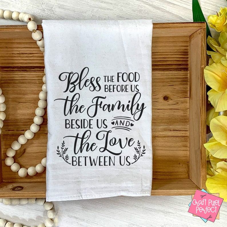 Bless the Food Svg Kitchen Quotes Svg Dinner Blessing Svg - Etsy