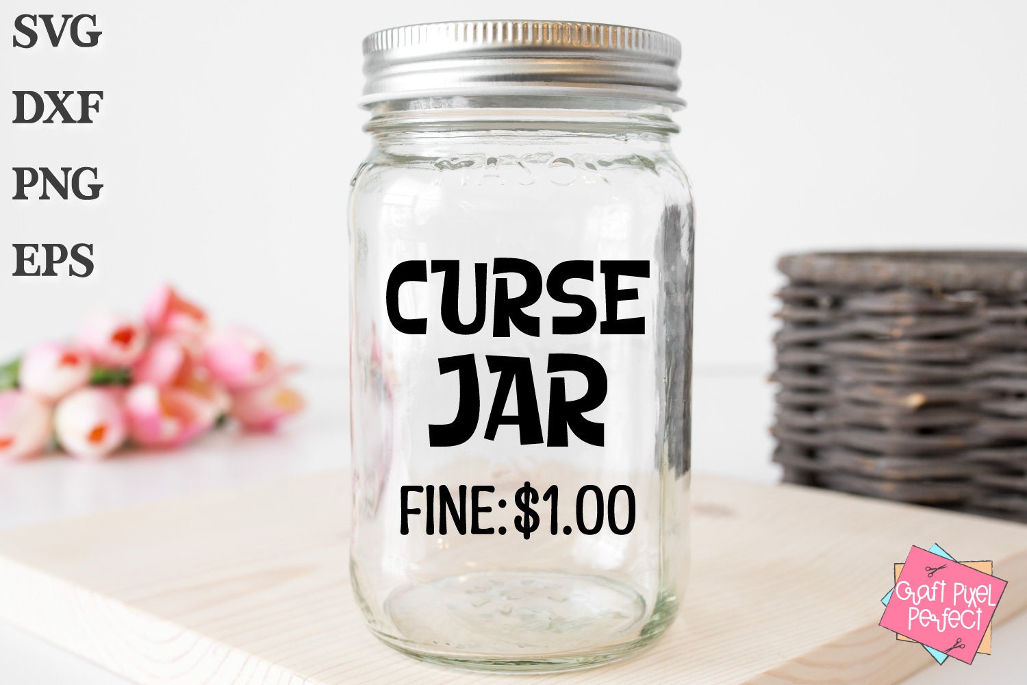 Swear Jar Svg, Funny Jar Sayings, Profanity Jar Svg, Cussing Jar Svg ...