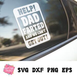 Funny Dad Saying Svg, Dad Car Sticker Svg, Dad Humor Svg, Car Decal Svg ...