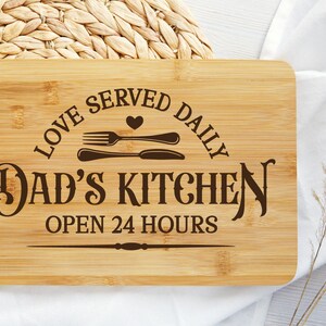 Dad's Kitchen Svg, Cutting Board Svg, Father's Day Svg, Dad Charcuterie ...