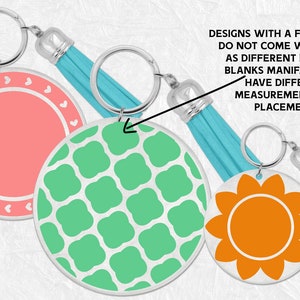 Keychain Svg Bundle Keychain Svg Round Keychain Svg Circle - Etsy