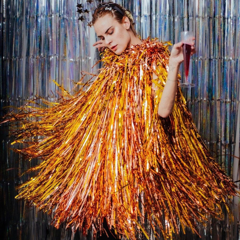 Sparkly Fringe Dress Small - Etsy