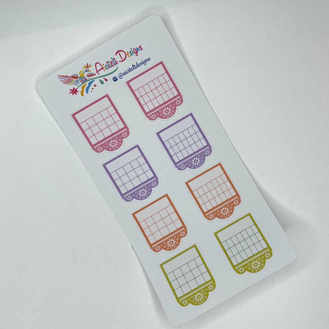 Papel Picado Trackers Planner Stickers - Etsy
