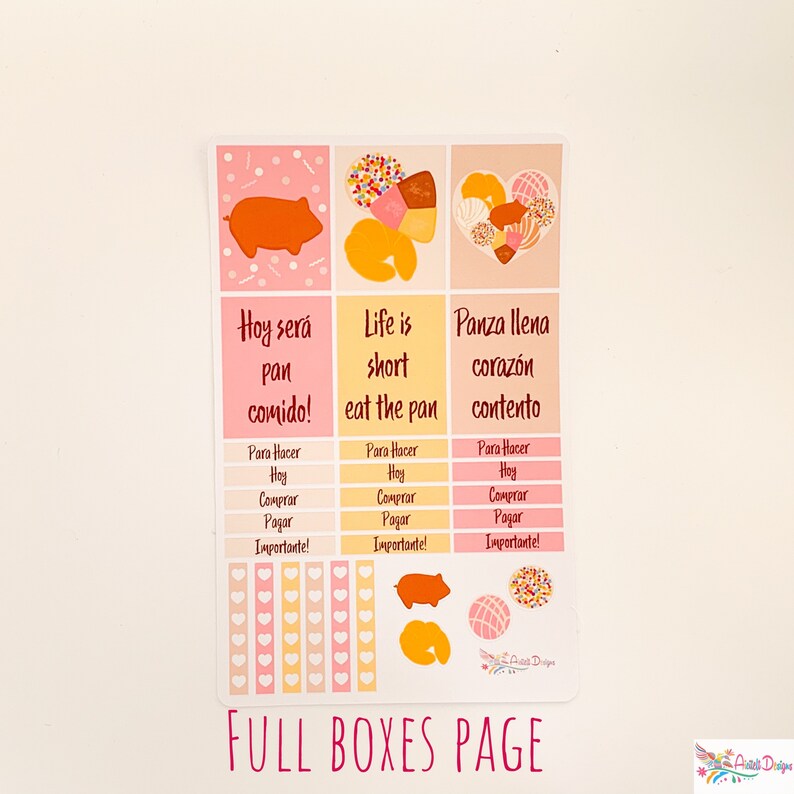 Pan Dulce Planner Kit /stickers | Etsy