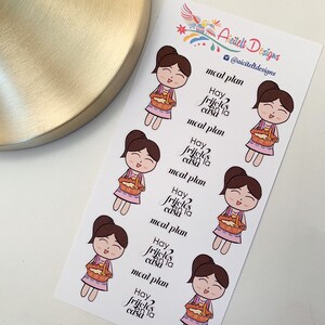 Cocinando Ando/ Cooking / Meal Plan Reminder Planner Sticker - Etsy
