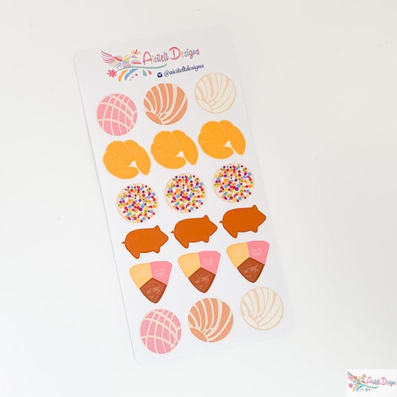 Pan Dulce planner stickers | Etsy