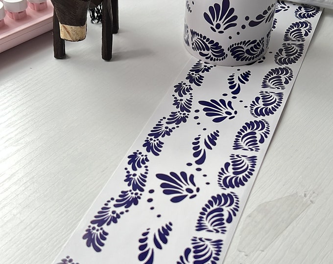 Talavera White and Blue Bulletin Board Border 3x 36 - Etsy