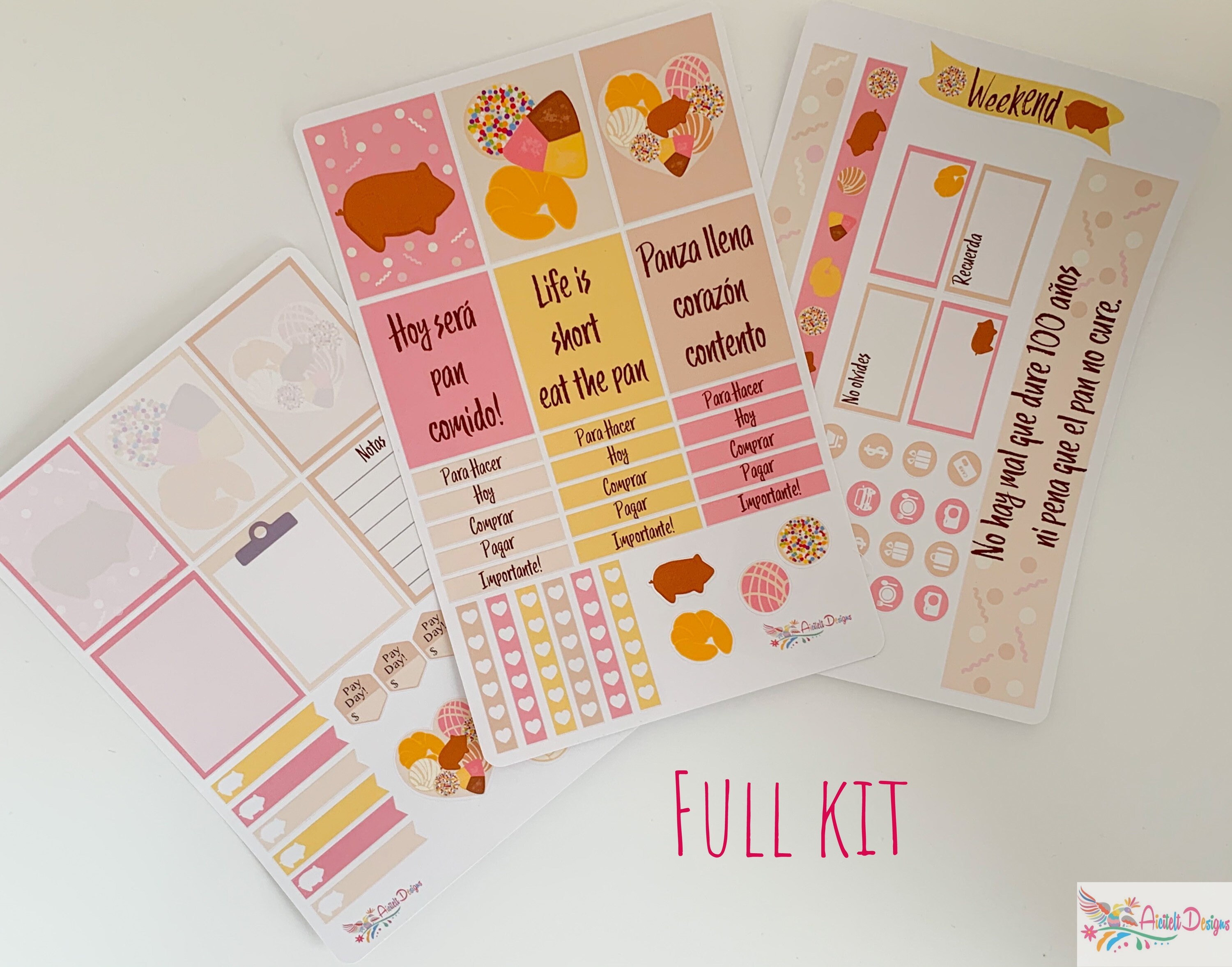 Pan Dulce Planner Kit /stickers - Etsy