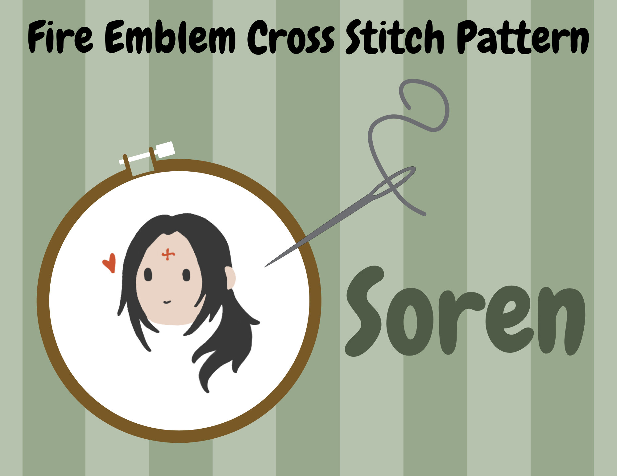 Fire Emblem Soren Map Sprite Cross Stitch Pattern - Etsy