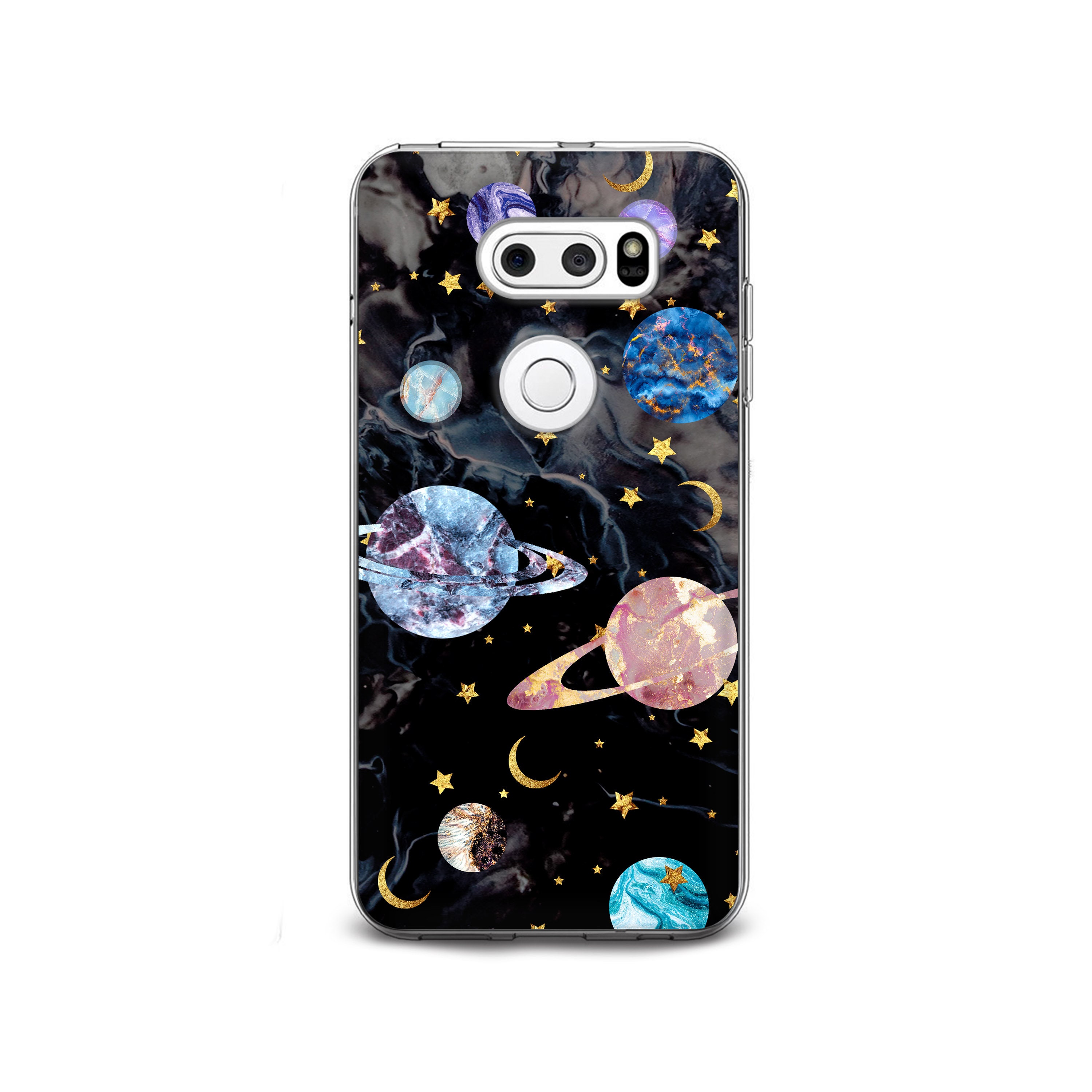 Gold Stars Print Cover V30 V50 Phone Case Lg G6 Lg G7 Fit - Etsy