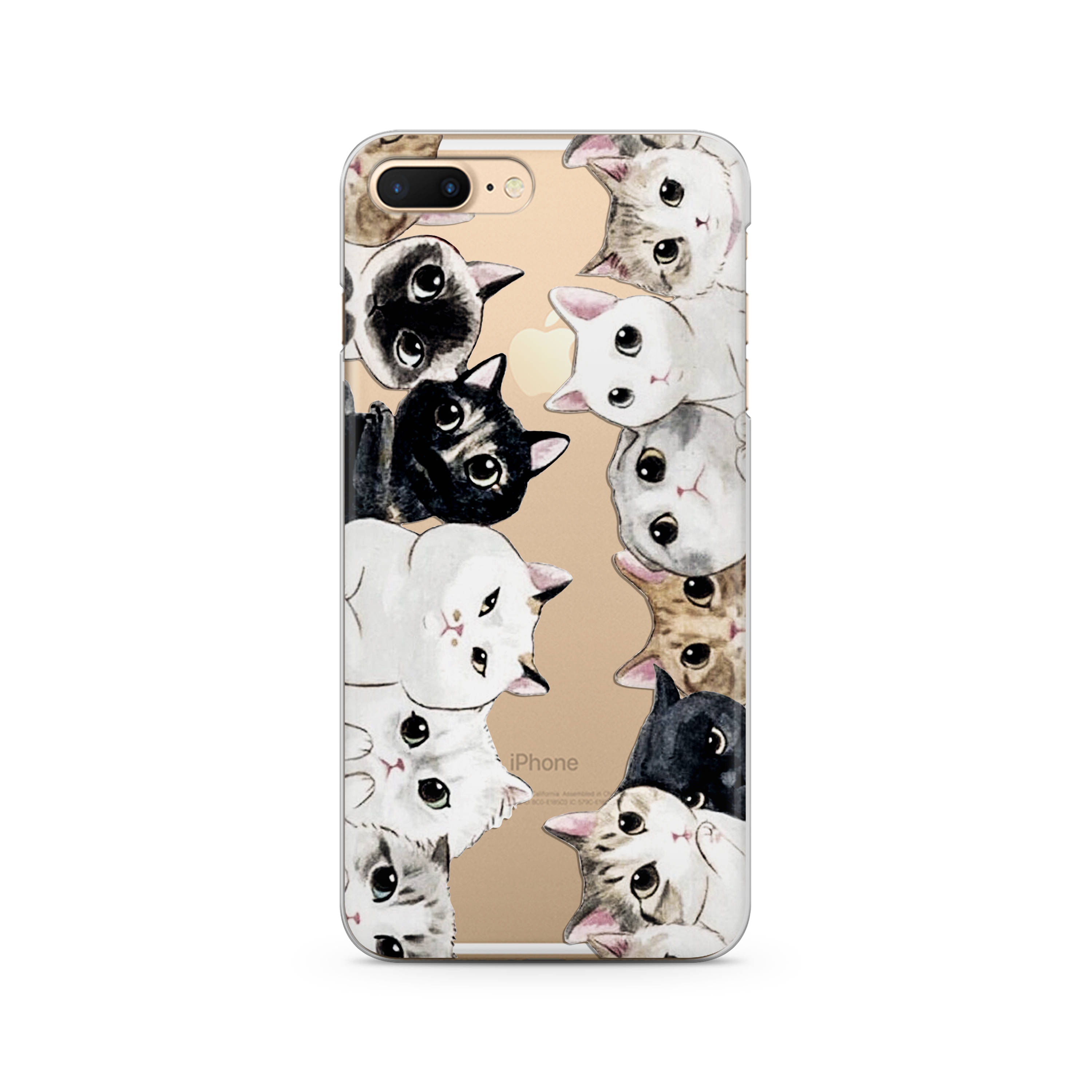 Animal cute Cat iPhone 10 case X iPhones 7 Cats 2020 Xr kitten | Etsy