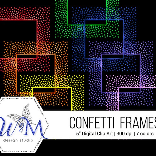 Basic Borders and Frames Clip Art Commercial Use Clipart | Etsy