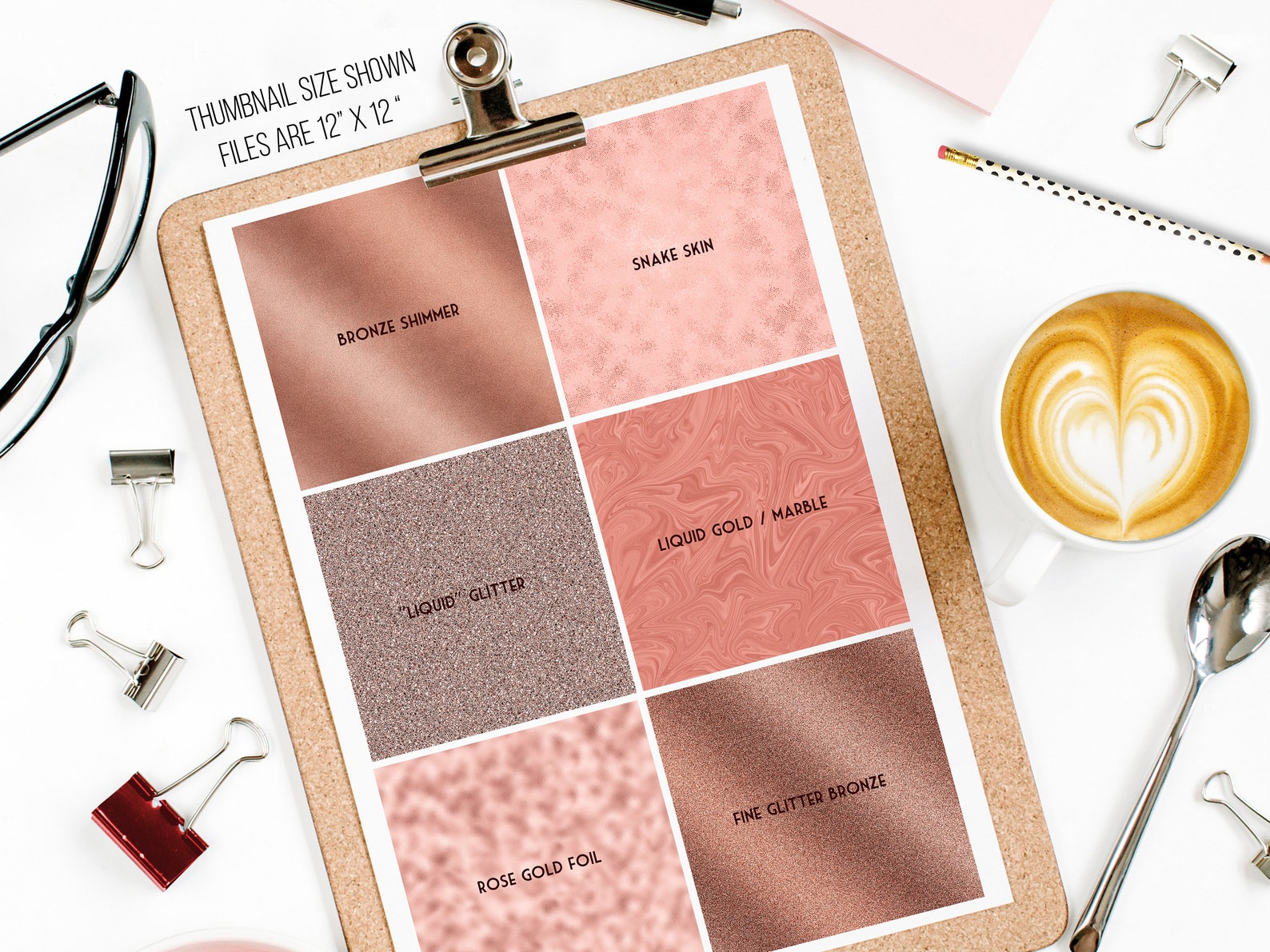 Rose Gold Digital Paper, Rose Gold Textures 1, Bronze Textures, Rose ...