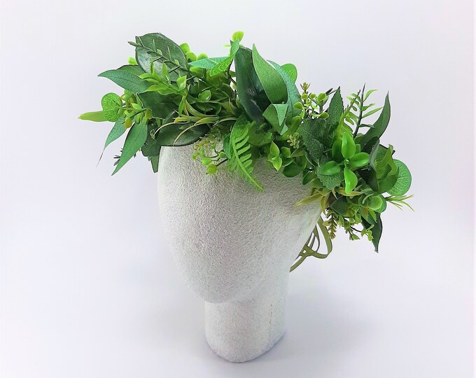 Greenery Headpiece Green Crown Flowercrown Woodland Meadow - Etsy