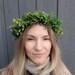 Greenery Headpiece Green Crown Flowercrown Woodland Meadow Bridal Crown ...