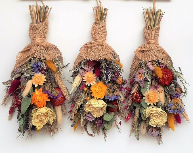 Natural Shabby Dried Bouquet Spring Composition Dried Flowers - Etsy