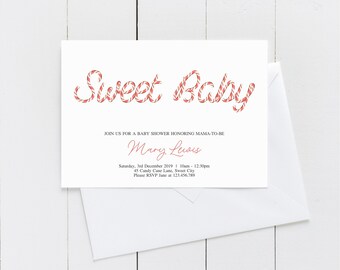 Red Baby Shower - Etsy