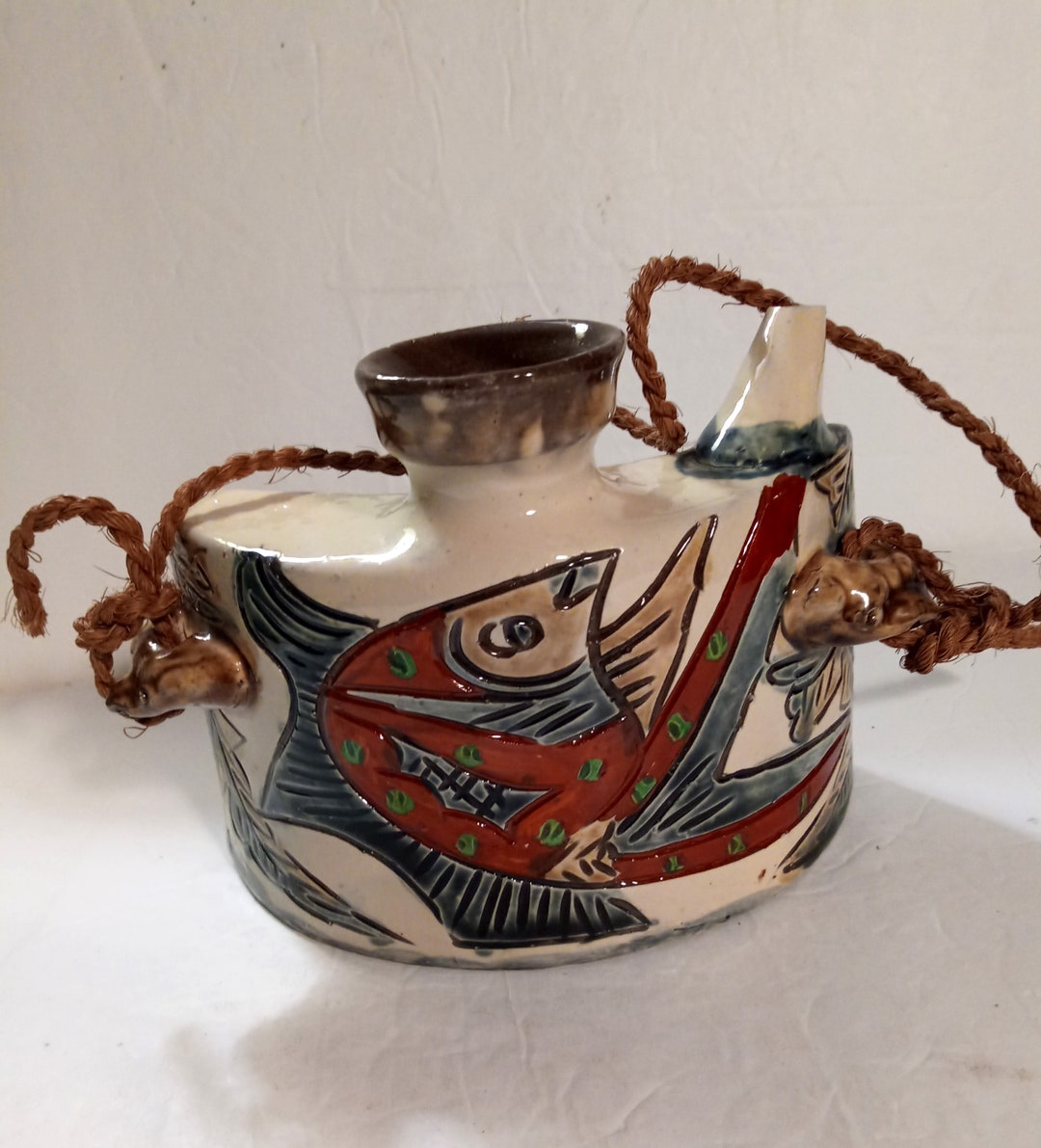 Tsuboya-ware Okinawan Ceramic Hip Flask - Etsy