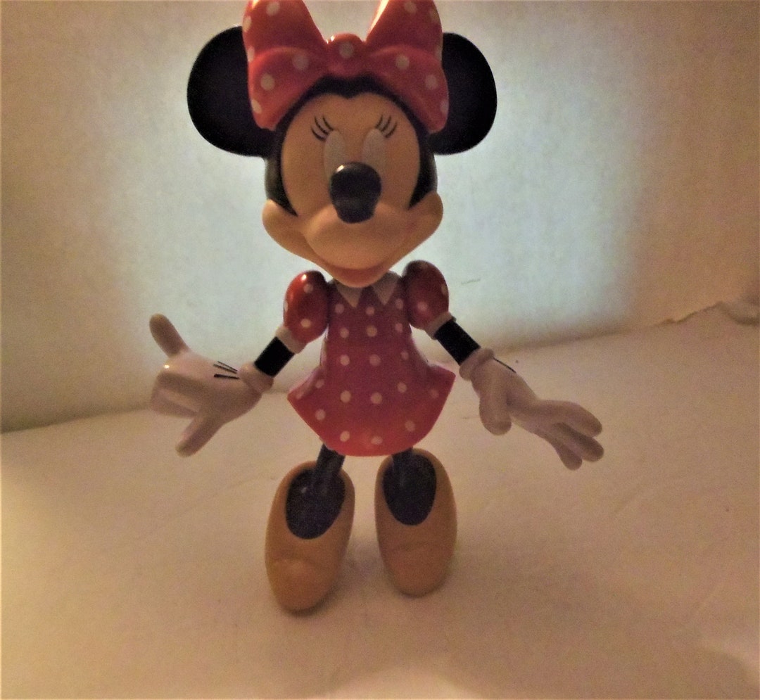 Disney Plastic Articulated Minnie Mouse Figurine by Paralimni BV - Etsy