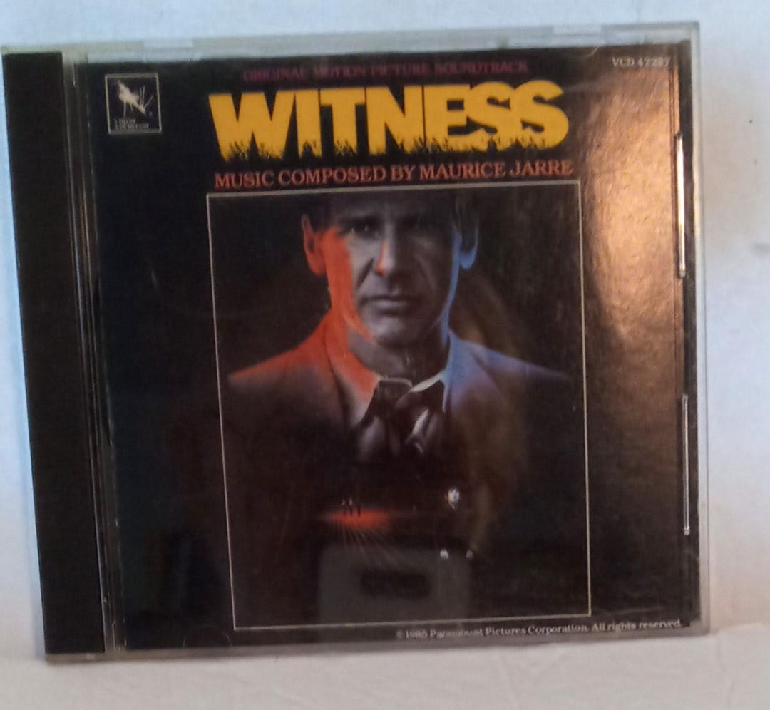 Witness - Original Soundtrack - Maurice Jarre CD - Etsy